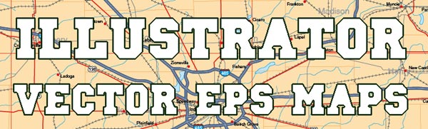 Digital Wisdom Illustrator Vector EPS Maps